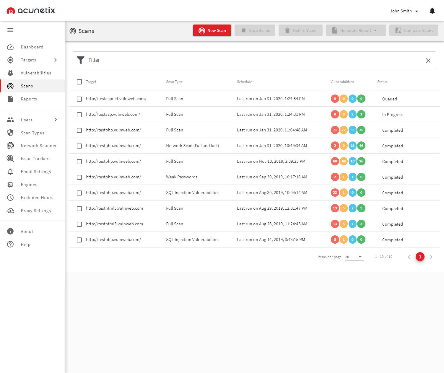 Acunetix Pricing, Reviews and Features (May 2021) - SaaSworthy.com