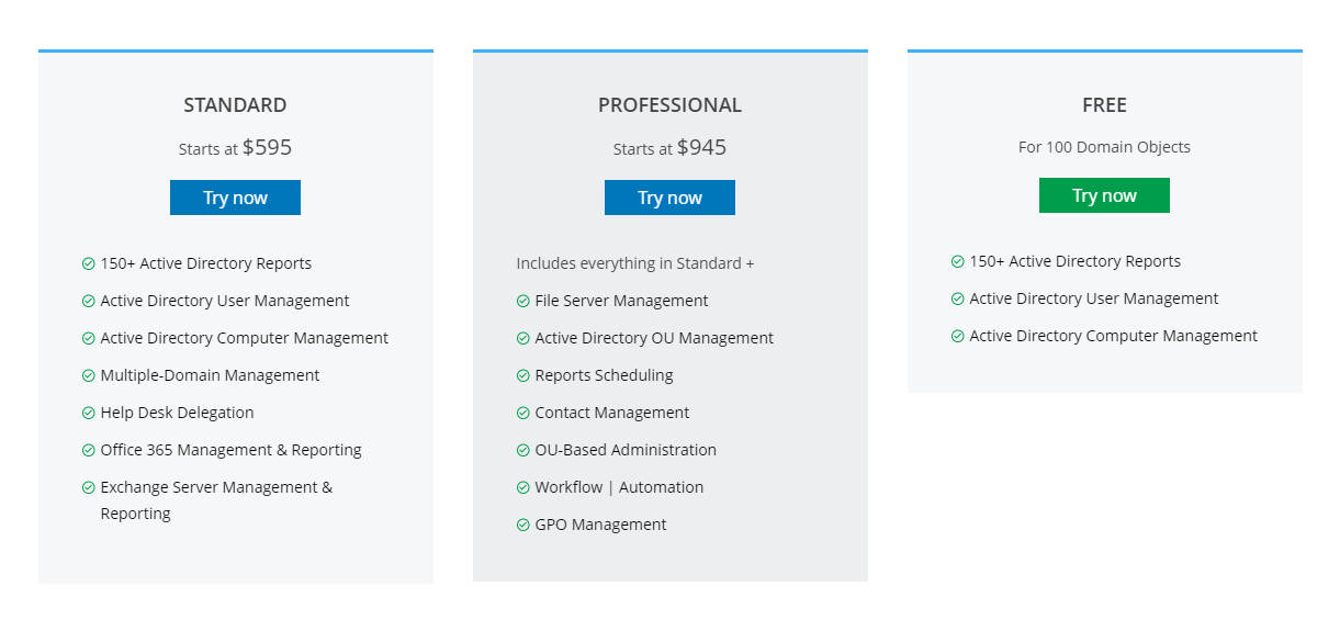 ADManager Plus Pricing, Reviews and Features (June 2020) - SaaSworthy.com