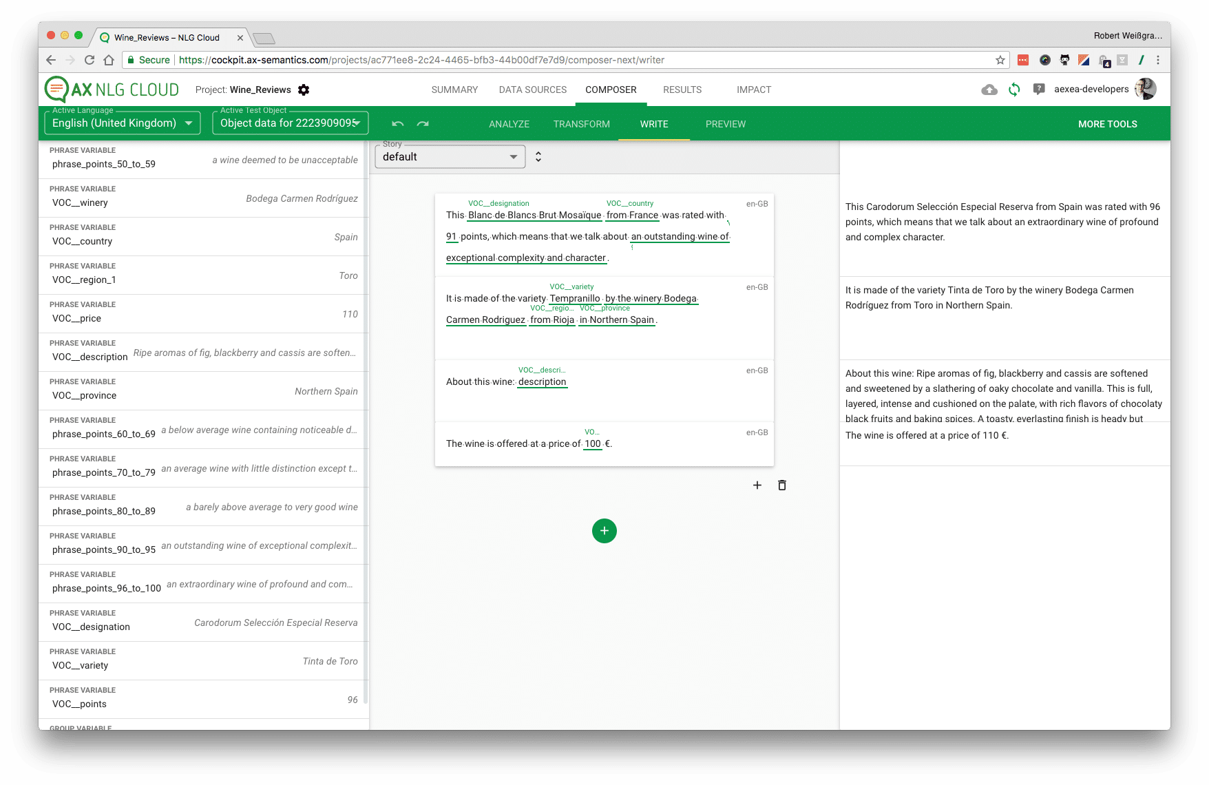 Ax Semantics Pricing Reviews And Features June 2021