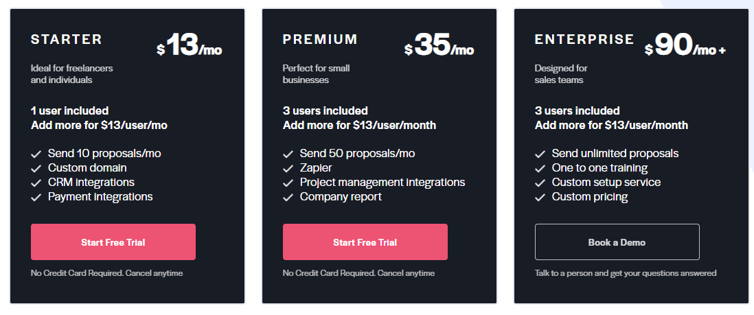 Better Proposals Pricing, Reviews and Features (May 2021) - SaaSworthy.com