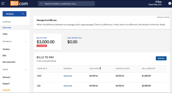 Bill.com Pricing, Reviews and Features (June 2020) - SaaSworthy.com