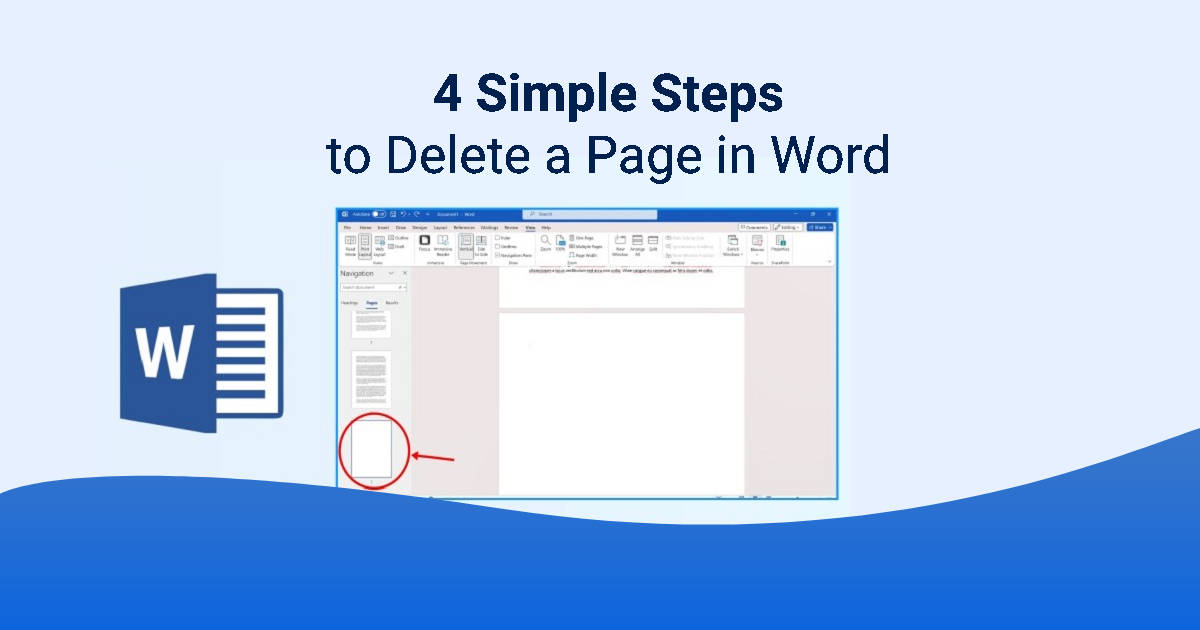 How to Delete a Page in Word: 4 Simple Steps - SaaSworthy Blog
