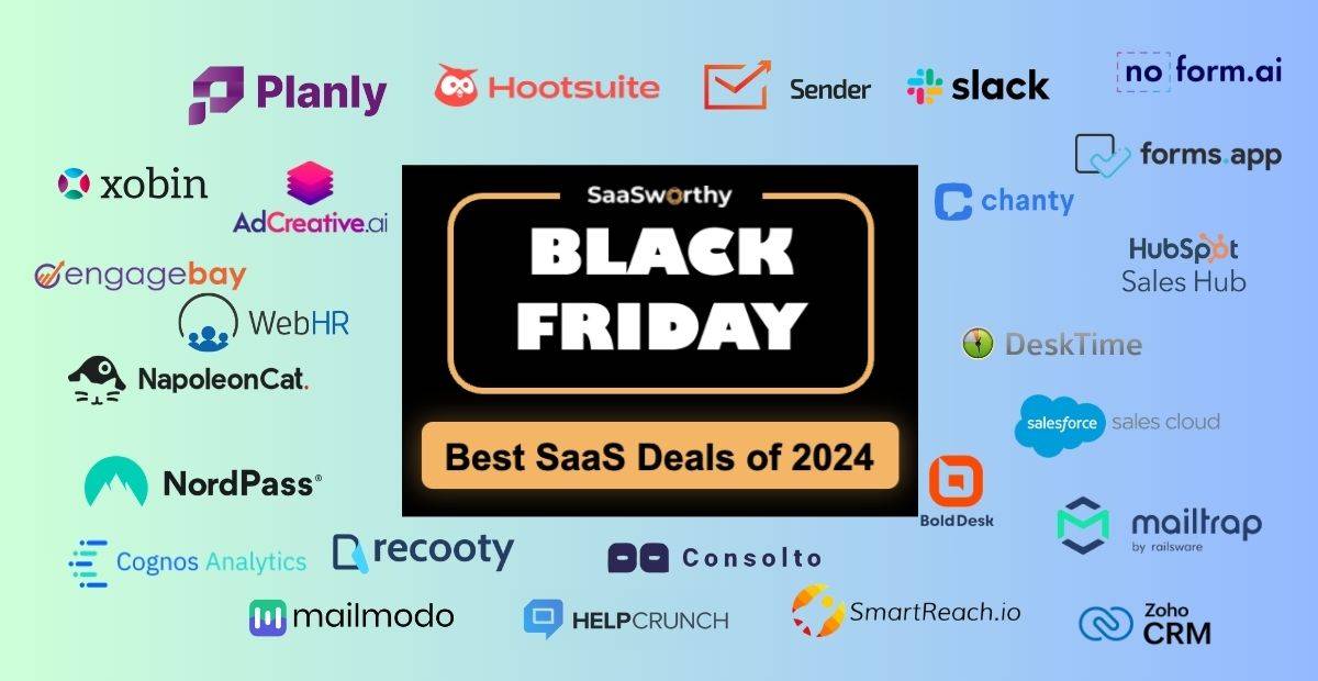 Top 25 Best Black Friday Software Deals 2024 - SaaSworthy Blog