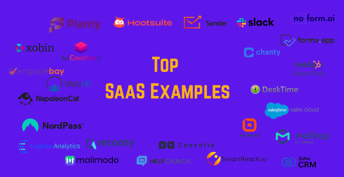 Top 25 SaaS Examples in 2025 (With Use Cases & Features) - SaaSworthy Blog