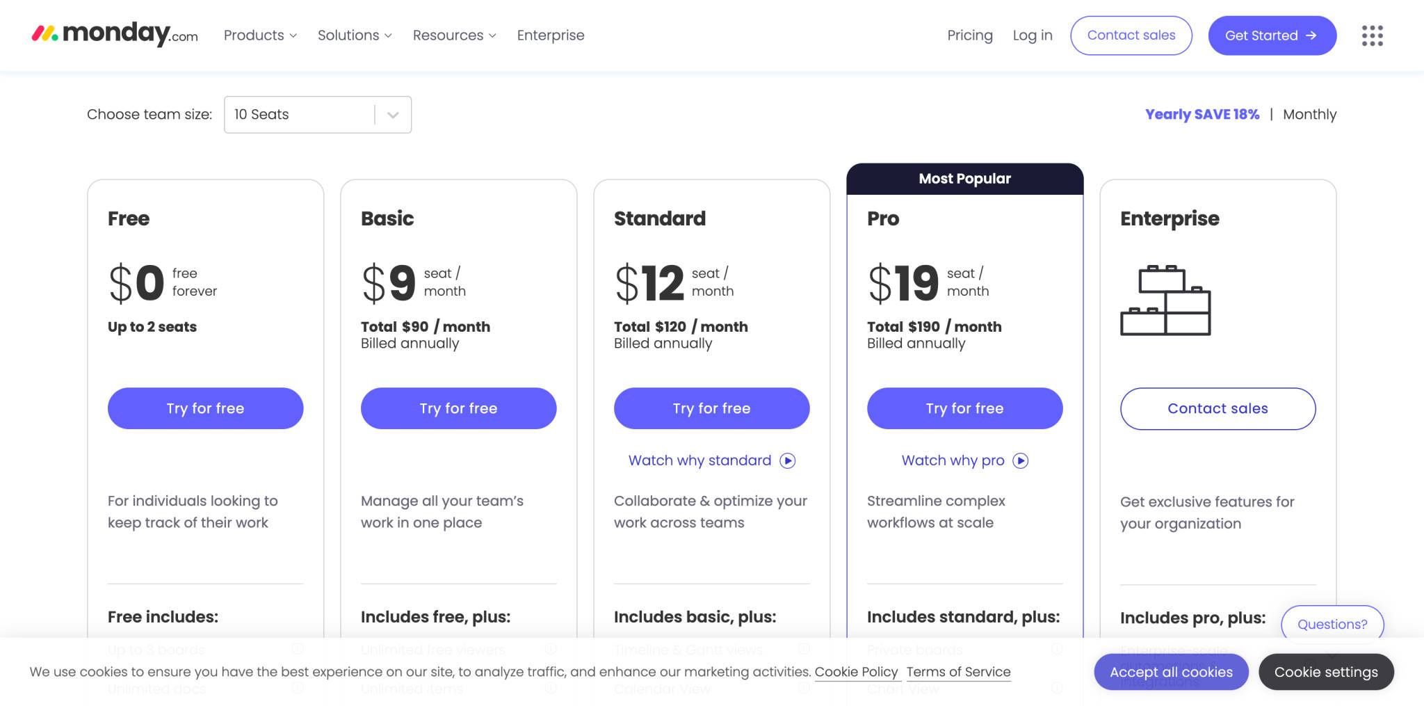 monday.com Pricing Plans: Features & Best Value by Team Size