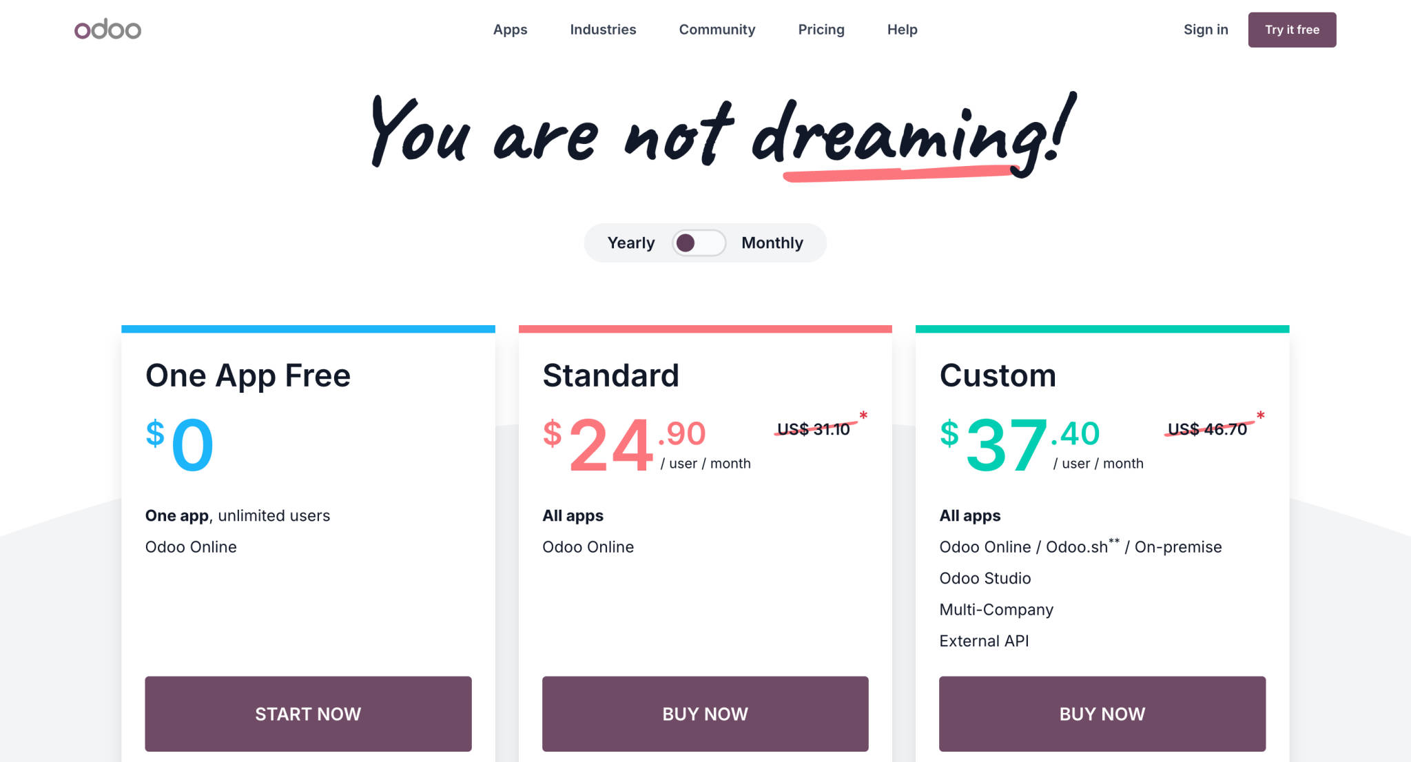 Odoo Pricing Plans (2025): Costs, Features & Best Plan for You