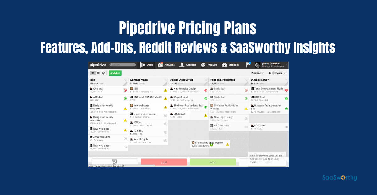 Pipedrive Pricing Plans 2025: Features, Add-Ons, Reviews & Insights