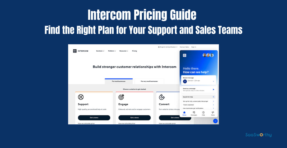 Intercom Pricing Plans (2025): Core, Fin AI, Add-ons & Startup ...