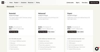 Intercom Pricing Plans (2025): Core, Fin AI, Add-ons & Startup ...