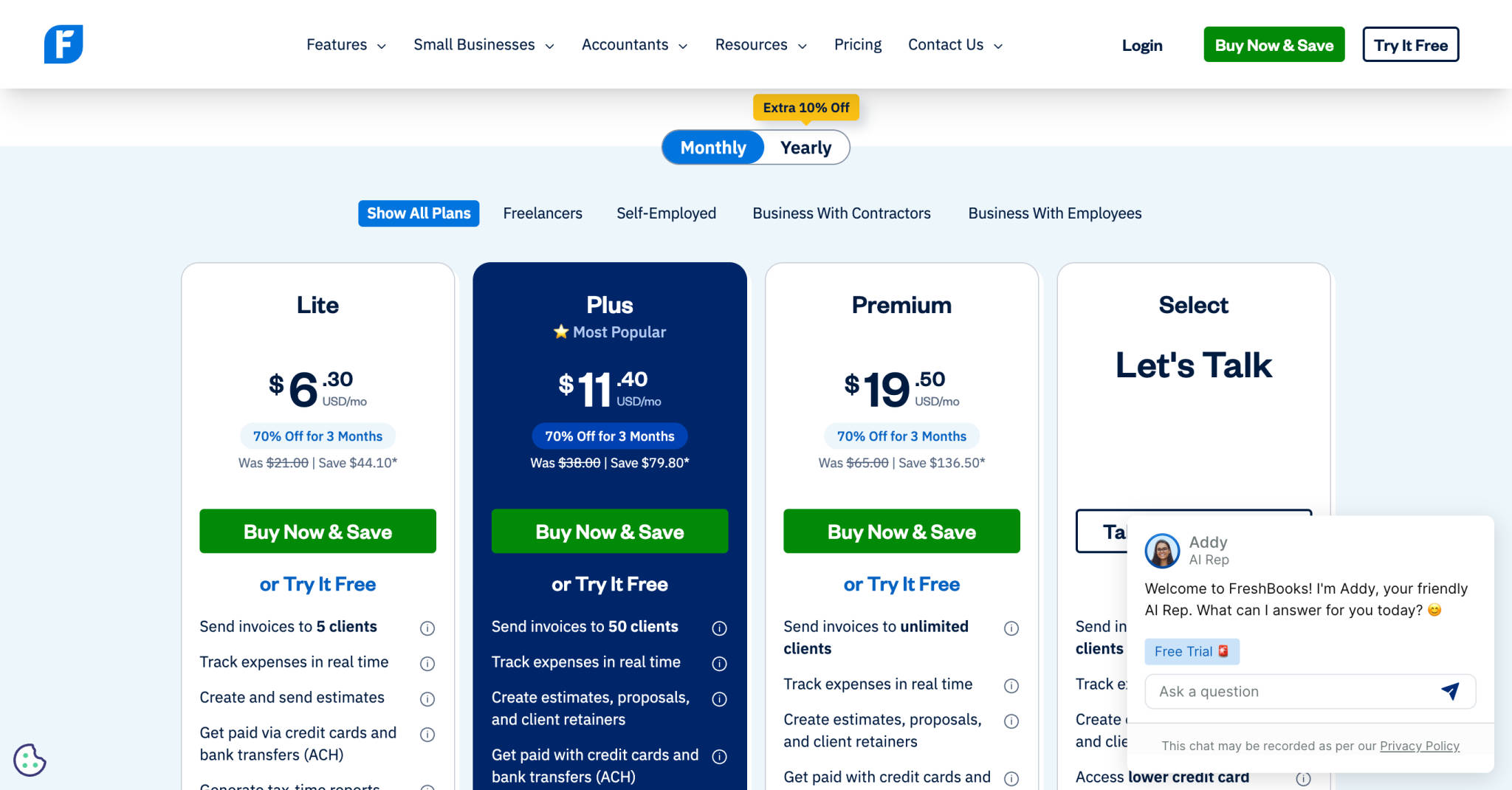 FreshBooks Pricing 2025: Plans, Features, Insights, and more
