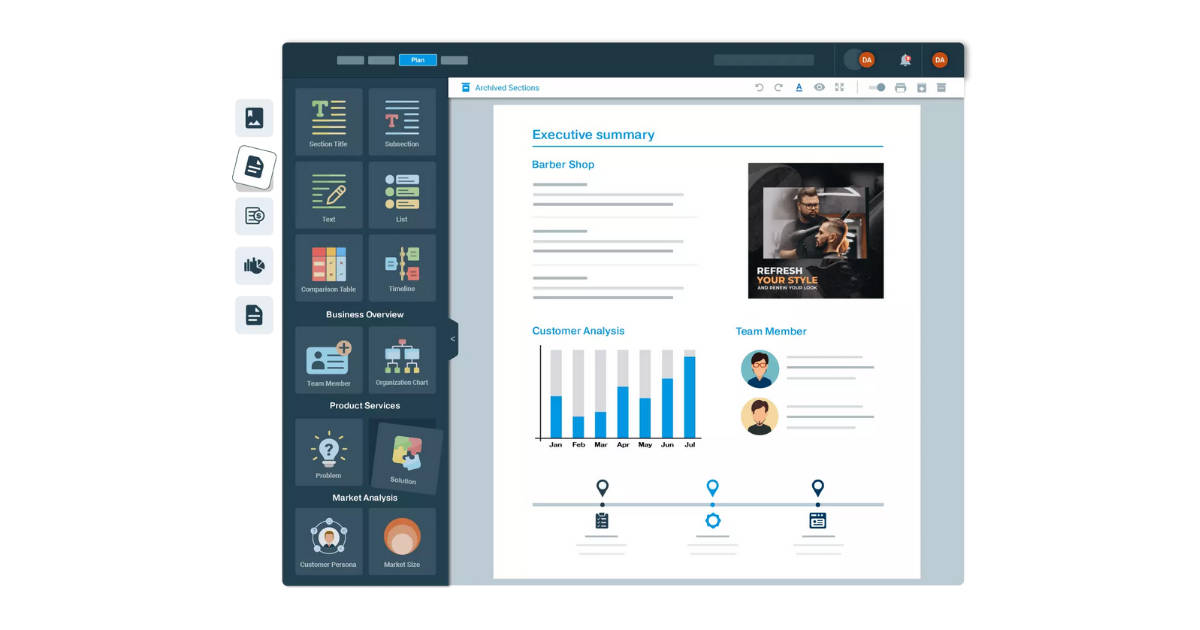 5 Best Free Business Plan Software in 2021 - SaaSworthy Blog