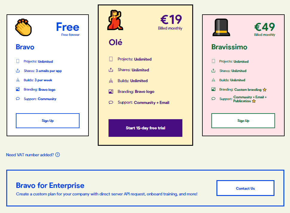 Bravo Studio Pricing, Reviews and Features (November 2020) - SaaSworthy.com