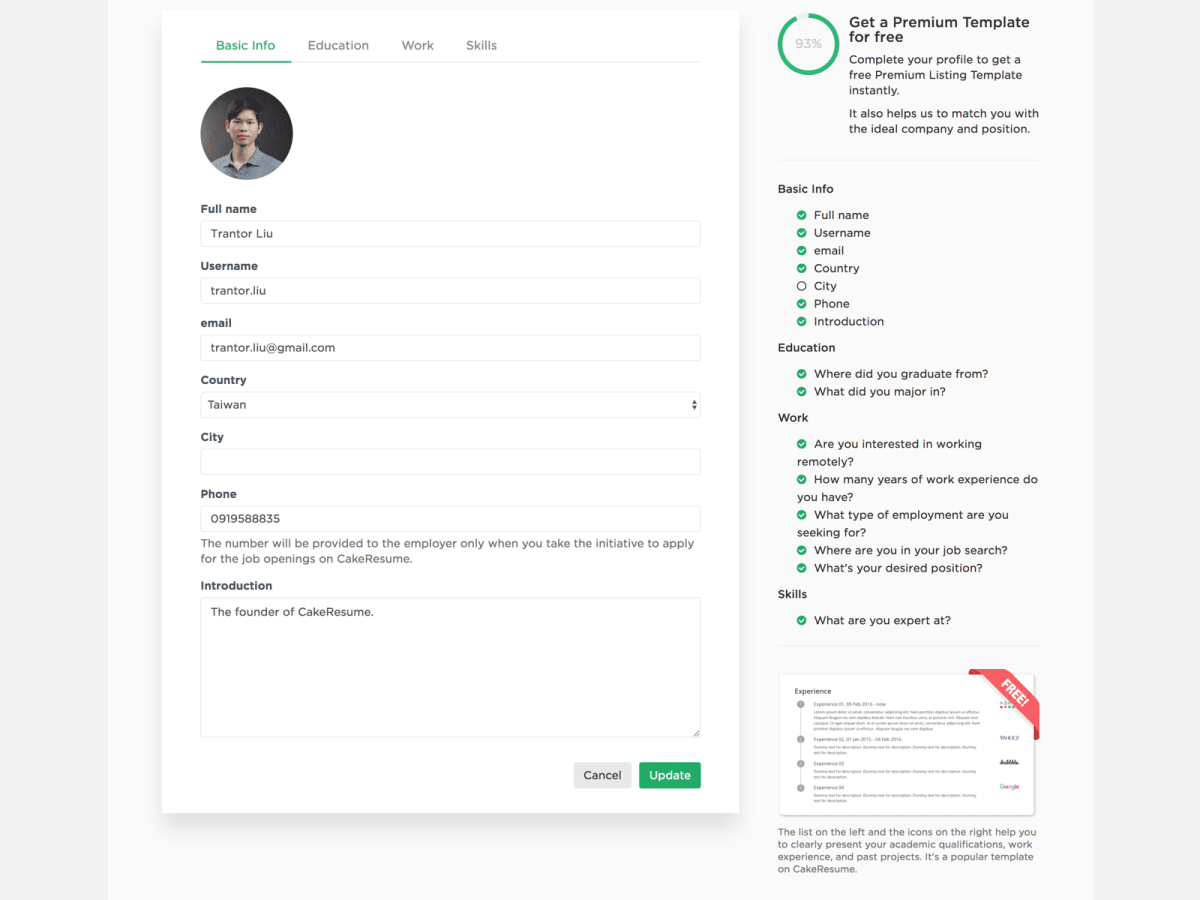 CakeResume Pricing, Reviews and Features (February 2021) - SaaSworthy.com