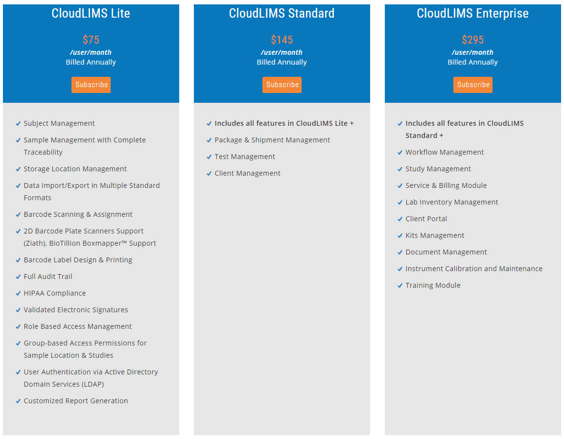CloudLIMS Pricing, Reviews and Features (February 2021) - SaaSworthy.com