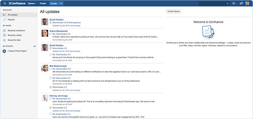 Confluence Pricing, Reviews and Features (June 2020) - SaaSworthy.com