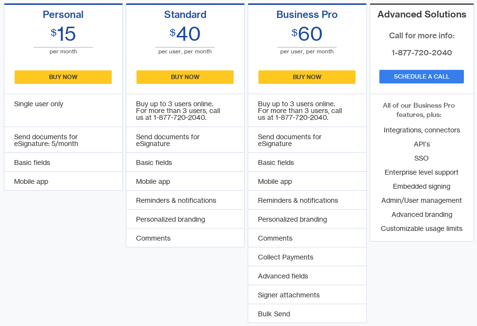 DocuSign Pricing, Reviews and Features (August 2021) - SaaSworthy.com