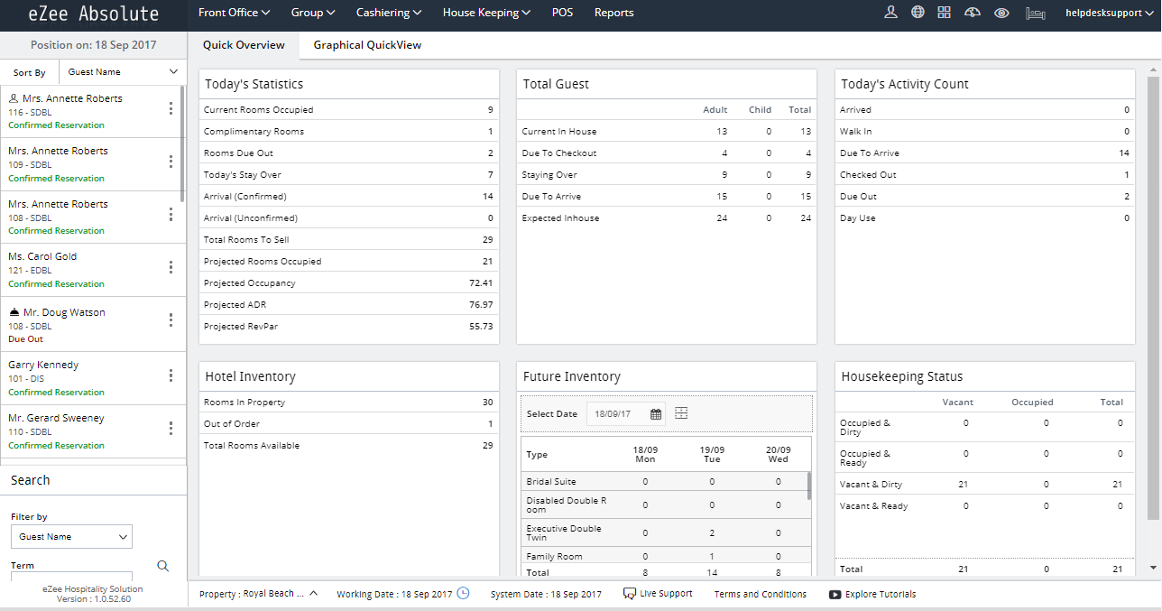 eZee Absolute Pricing, Reviews and Features (June 2021) - SaaSworthy.com