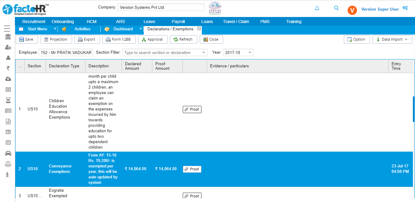 factoHR Pricing, Reviews and Features (December 2019) - SaaSworthy.com