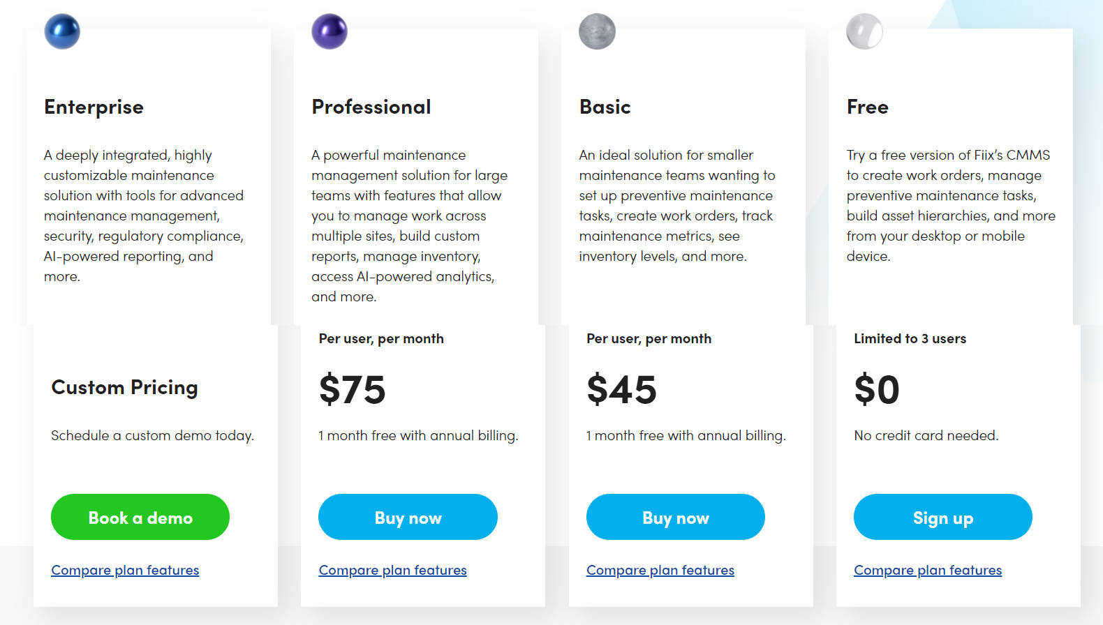 Fiix Pricing, Reviews and Features (April 2021) - SaaSworthy.com