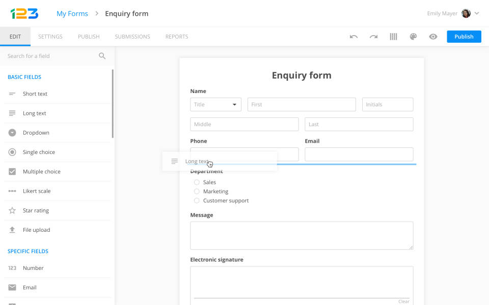 123FormBuilder Pricing, Reviews and Features (April 2021) - SaaSworthy.com