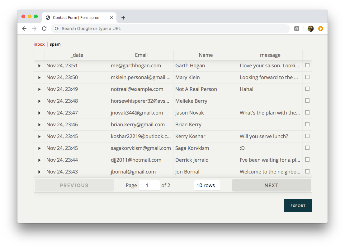 Formspree Pricing, Reviews and Features (February 2021) - SaaSworthy.com