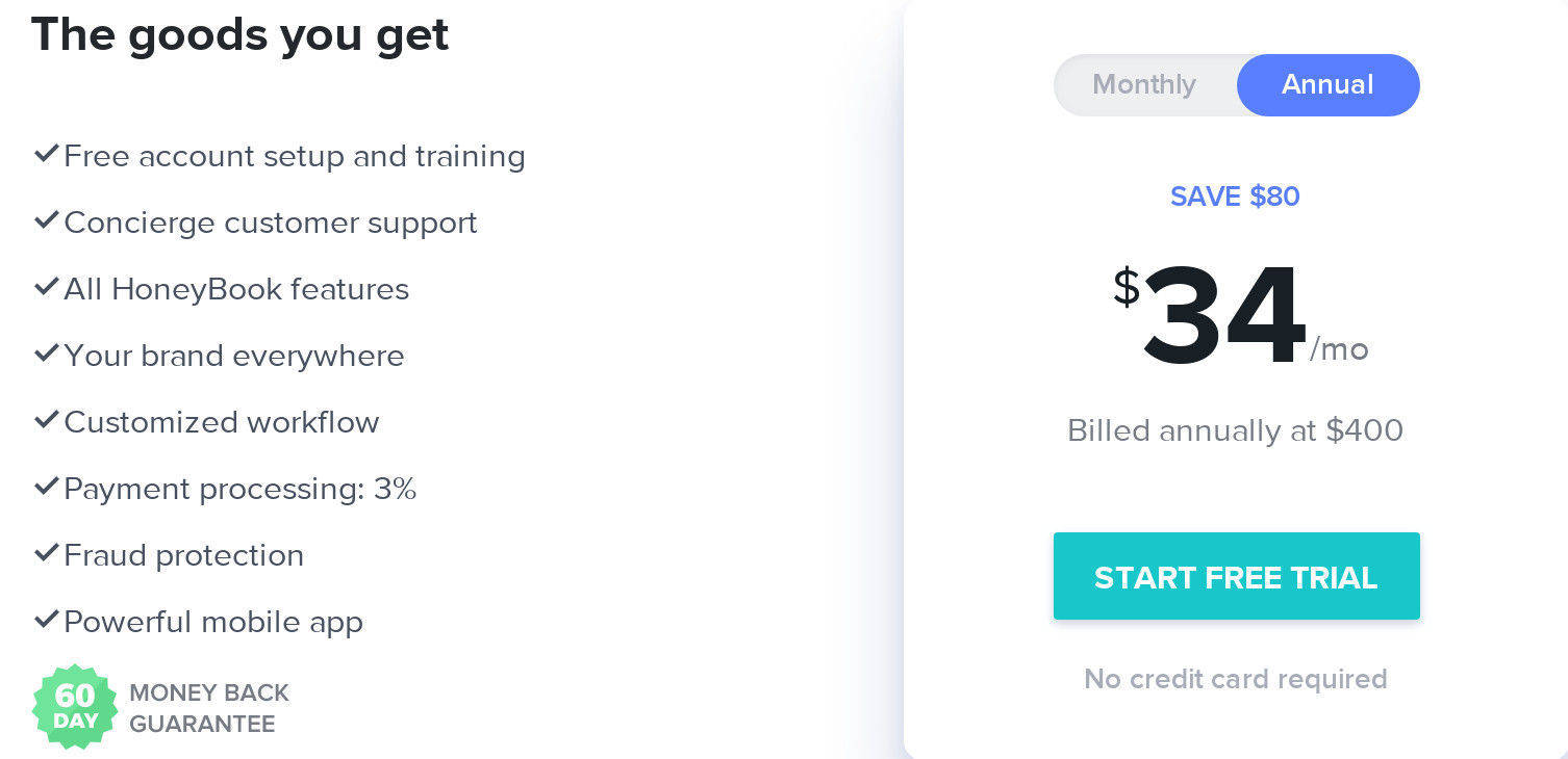 HoneyBook Pricing, Reviews and Features (September 2020) - SaaSworthy.com