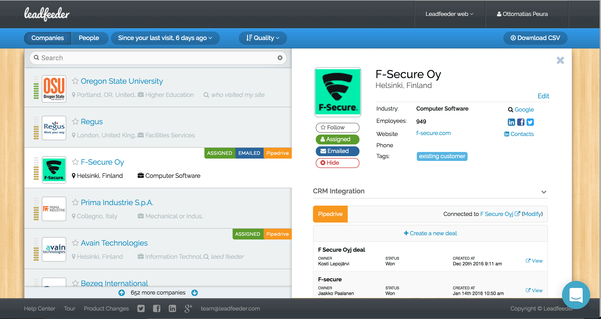 Leadfeeder Pricing, Reviews and Features (September 2019) - SaaSworthy.com