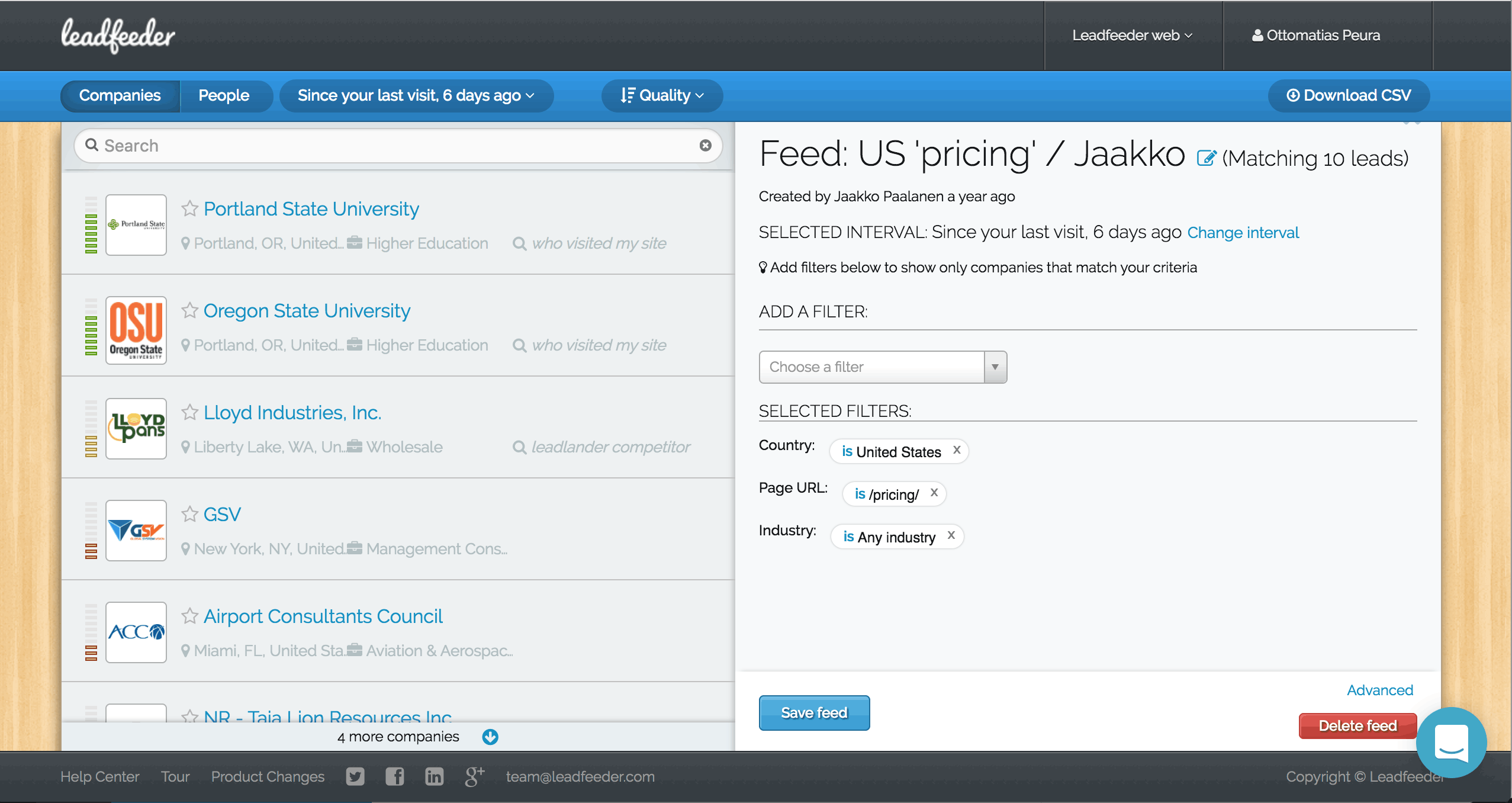 Leadfeeder Pricing, Reviews and Features (December 2019) - SaaSworthy.com