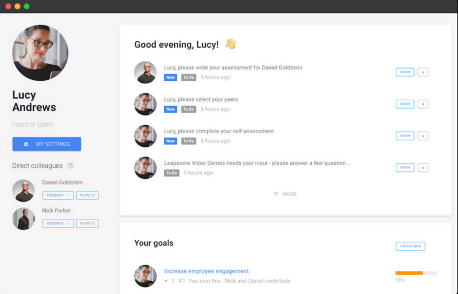 Leapsome Pricing, Reviews and Features (June 2021) - SaaSworthy.com