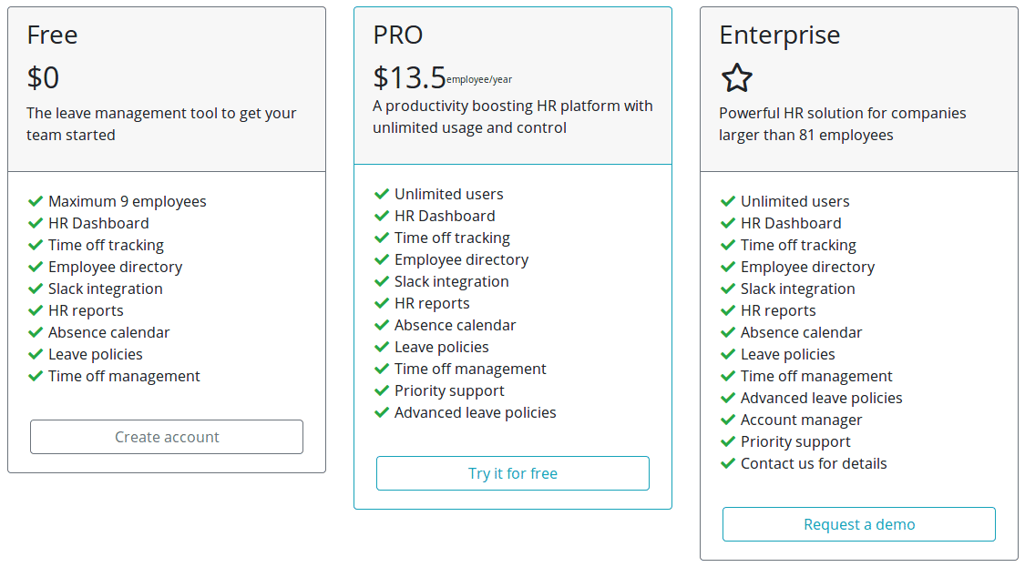 LeaveBoard Pricing, Reviews and Features (November 2020) - SaaSworthy.com