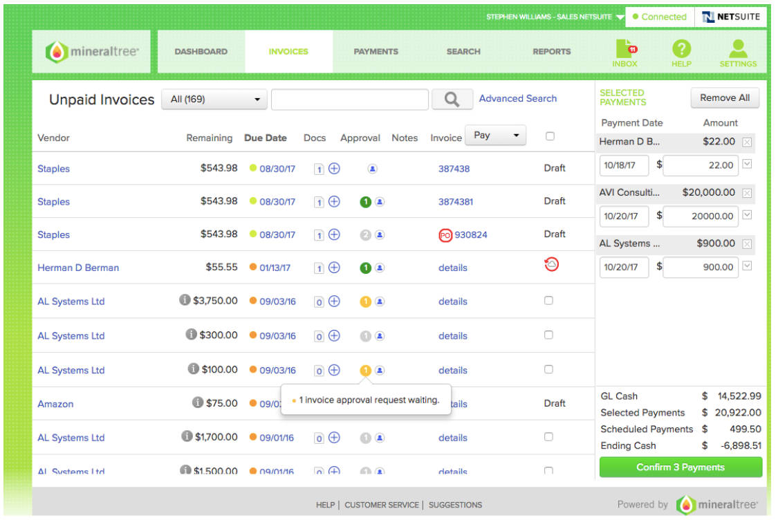 MineralTree Invoice-to-Pay Pricing, Reviews and Features (June 2021 ...