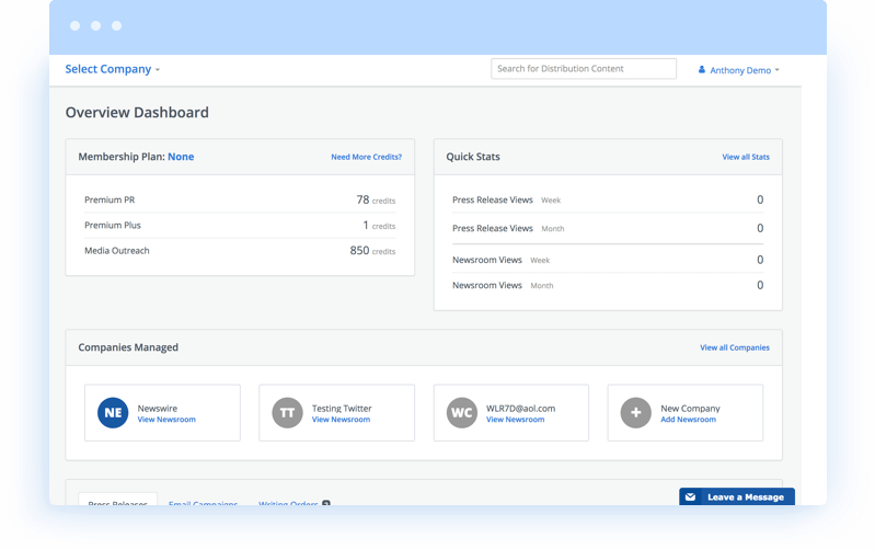 Newswire Pricing, Reviews and Features (August 2021) - SaaSworthy.com