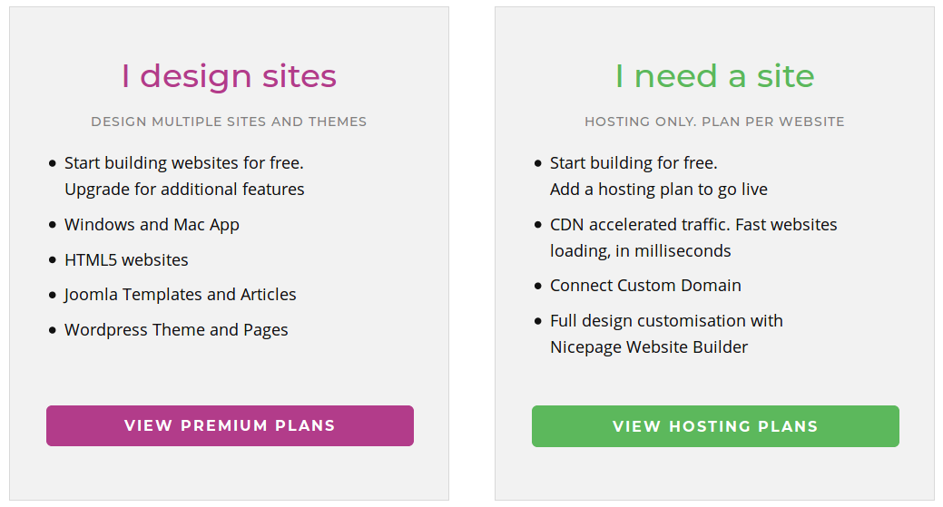 Nicepage Pricing, Reviews and Features (June 2020) - SaaSworthy.com