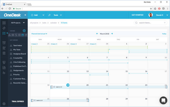 OneDesk Pricing, Reviews and Features (April 2020) - SaaSworthy.com