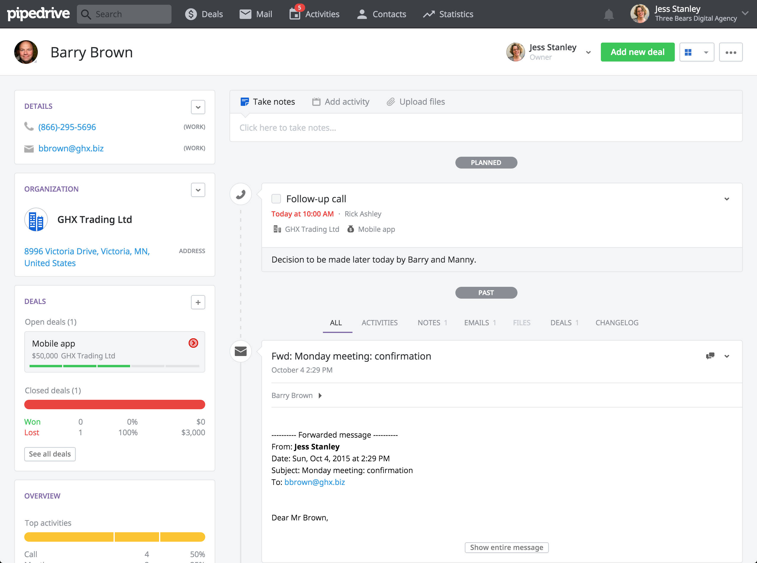 Pipedrive Pricing, Reviews and Features (December 2019) - SaaSworthy.com