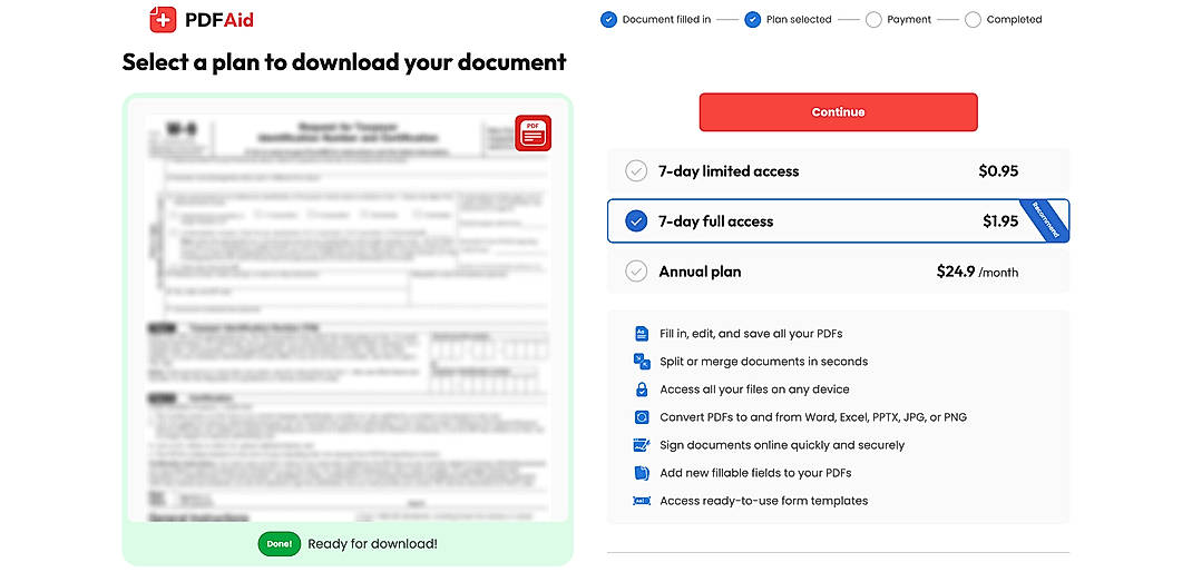 PDFAid Pricing: Cost and Pricing plans