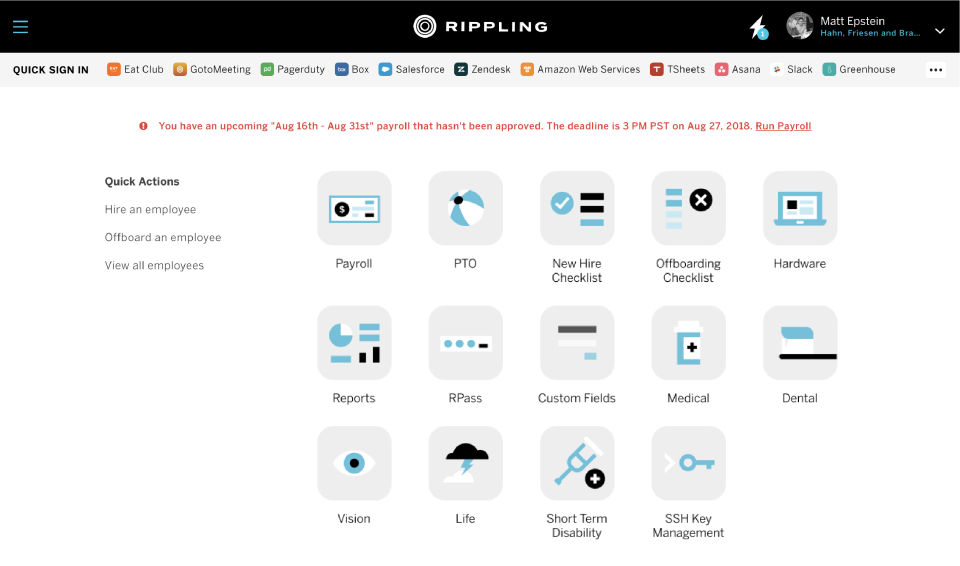 Rippling Pricing, Reviews and Features (November 2019) - SaaSworthy.com