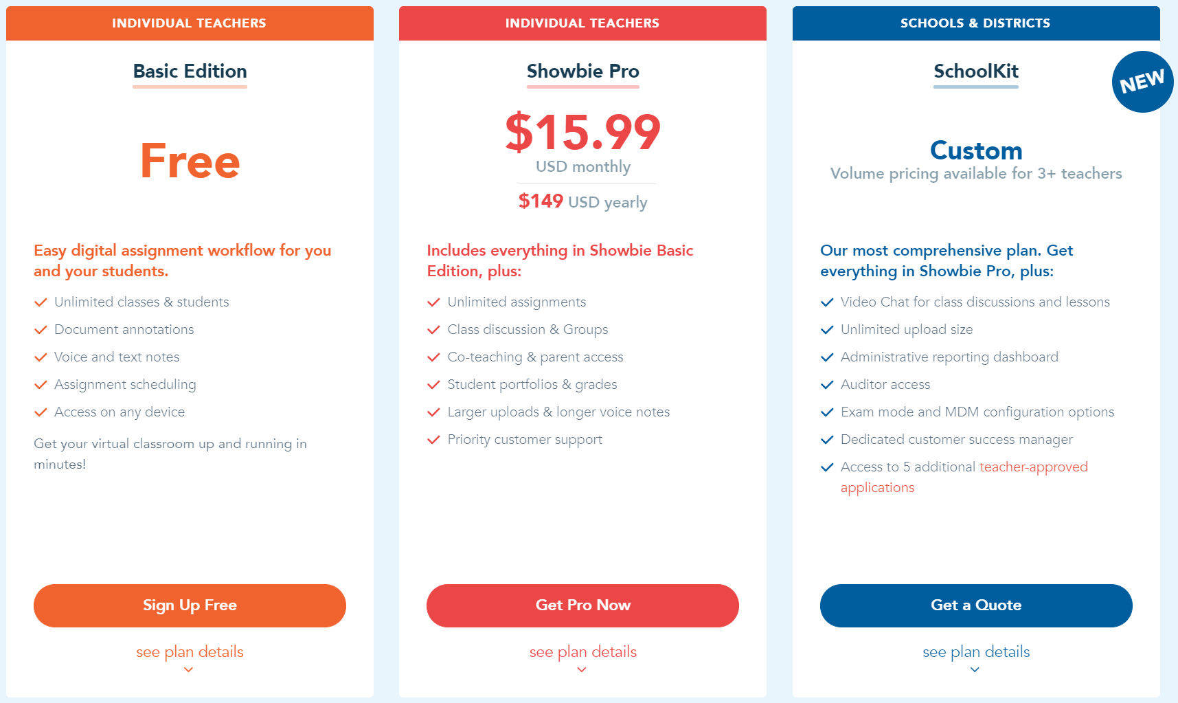 Showbie Pricing, Reviews and Features (June 2021) - SaaSworthy.com