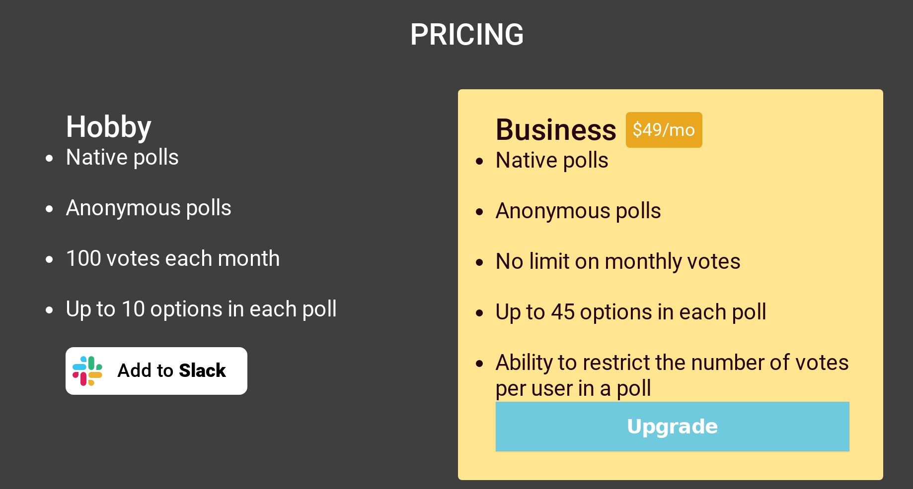 Simple Poll Pricing, Reviews and Features (May 2021) - SaaSworthy.com