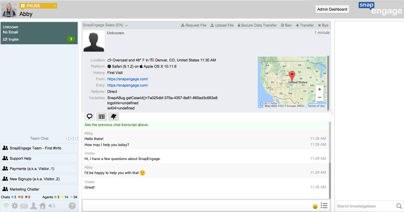 SnapEngage Pricing, Reviews and Features (November 2020) - SaaSworthy.com