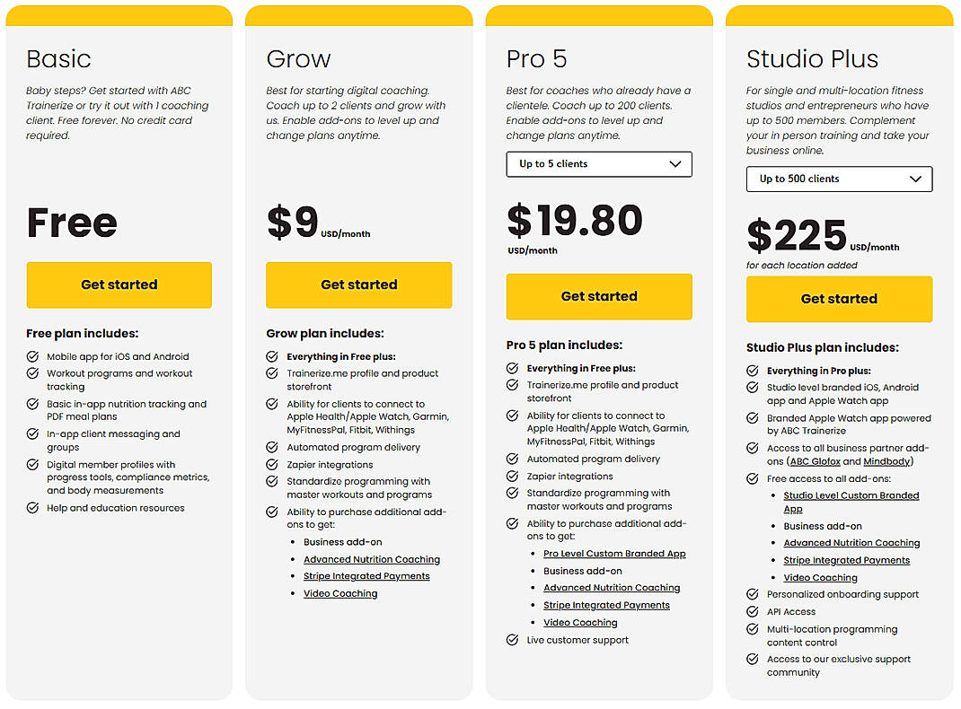 ABC Trainerize - Features, Reviews & Pricing (December 2025)