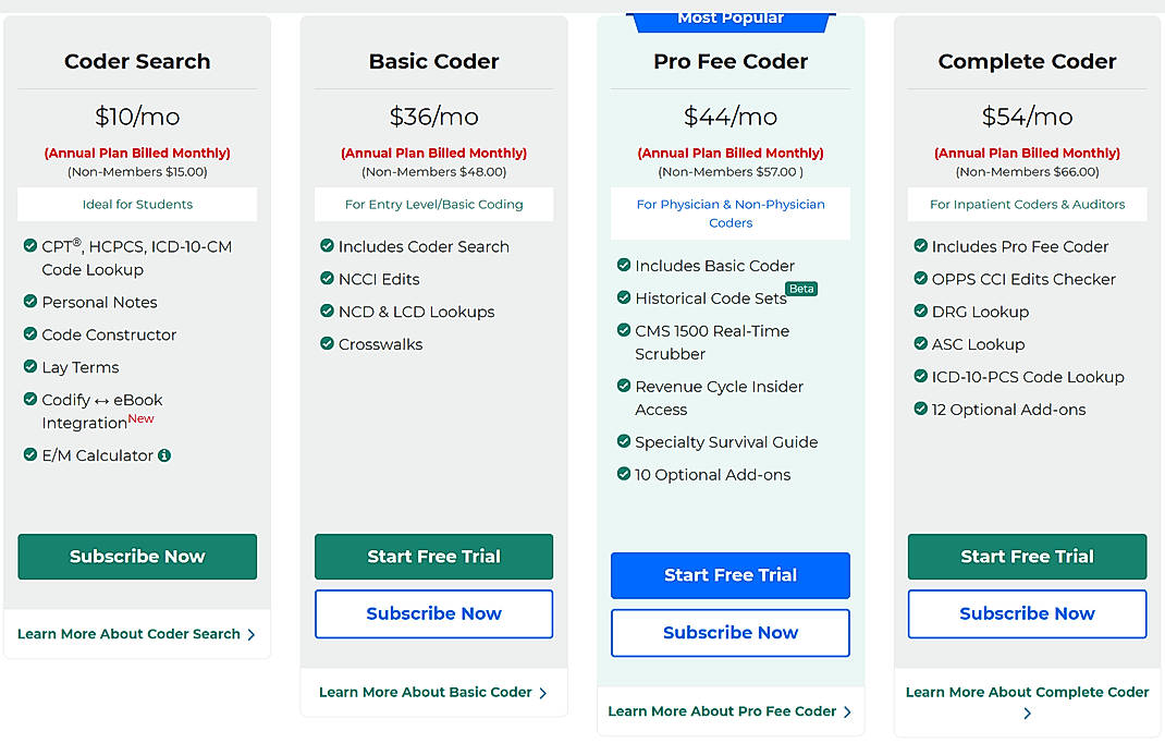 Codify Pricing: Cost and Pricing plans