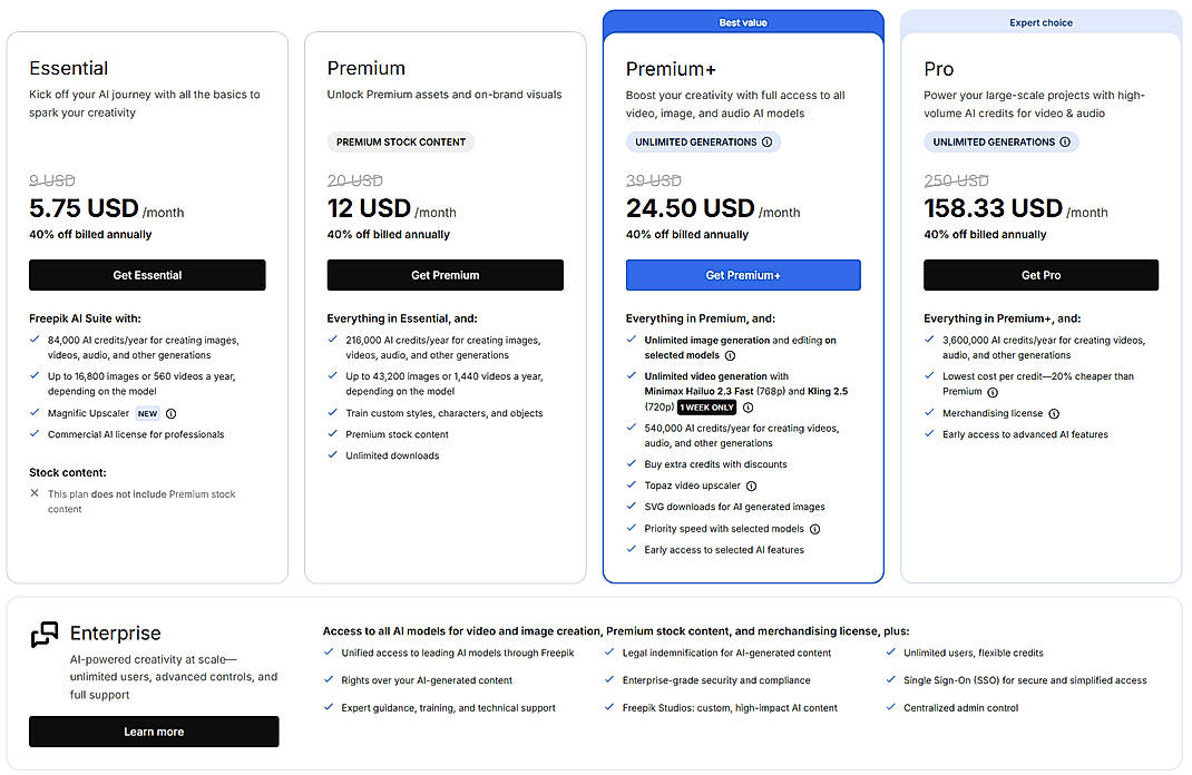 Freepik Features, Reviews & Pricing (December 2025)