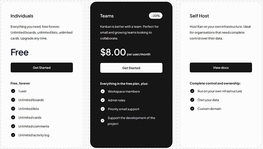 Kan.bn - Features & Pricing (October 2025)