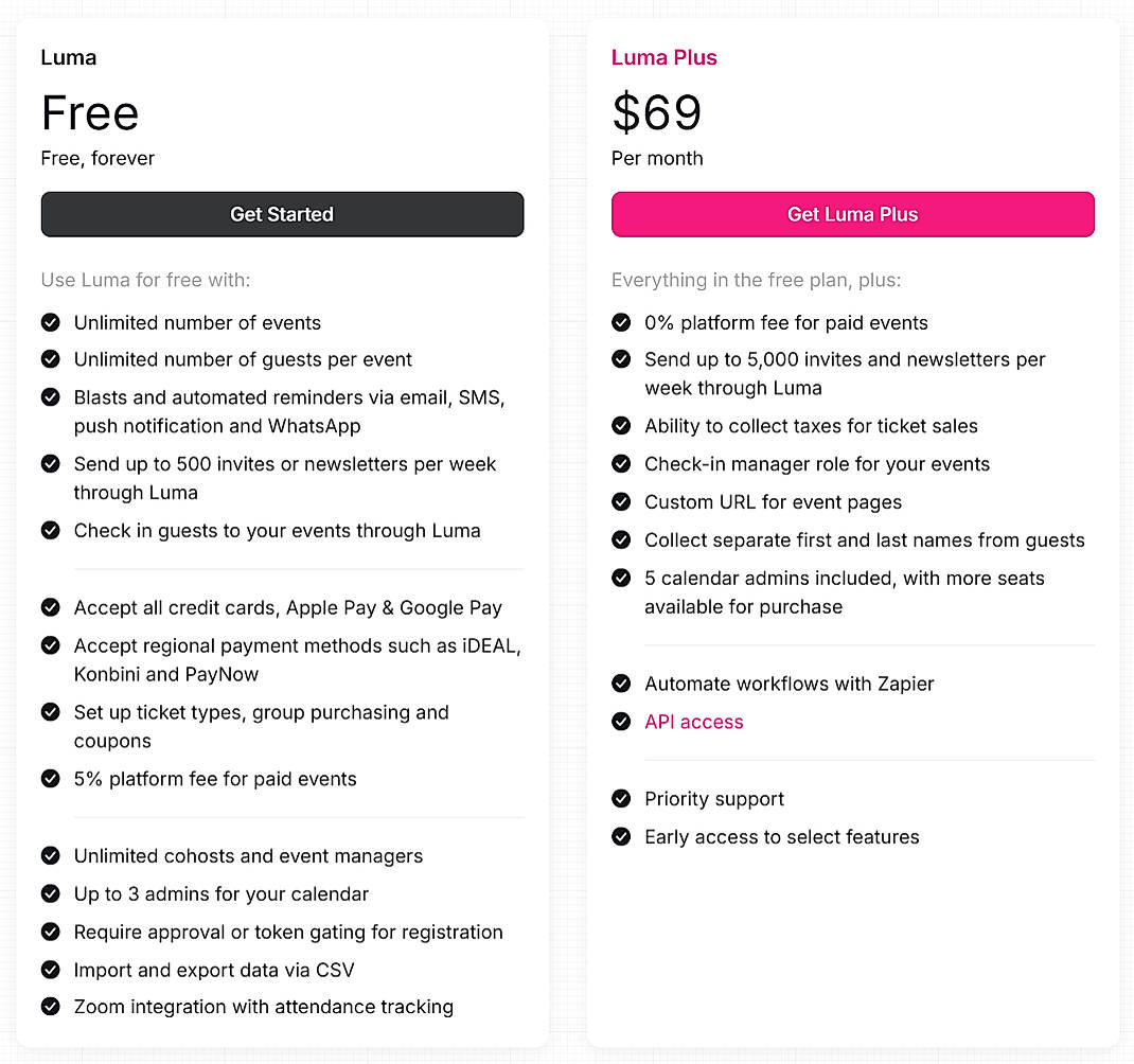 Luma Pricing (December 2025): Compare Plans & Find the Best One ...