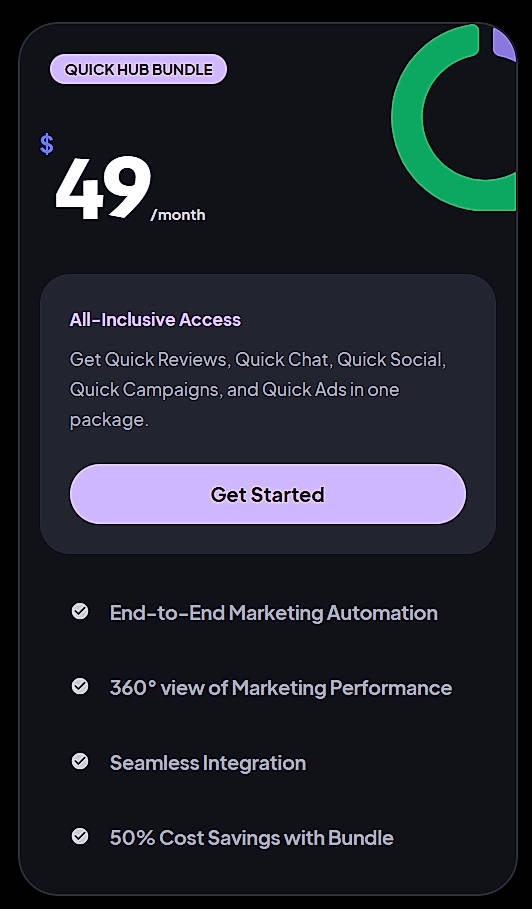 Quick Hub - Features & Pricing (December 2025)