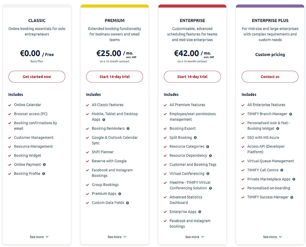 TIMIFY - Features, Reviews & Pricing (December 2025)