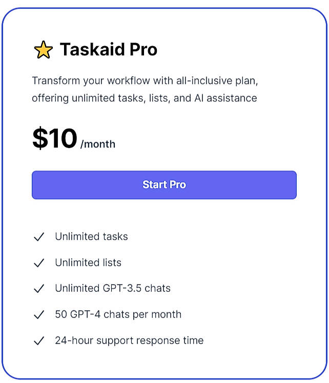 Taskaid - Features & Pricing (June 2025)