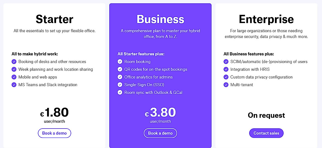 deskbird Pricing, Reviews and Features (January 2024) - SaaSworthy.com