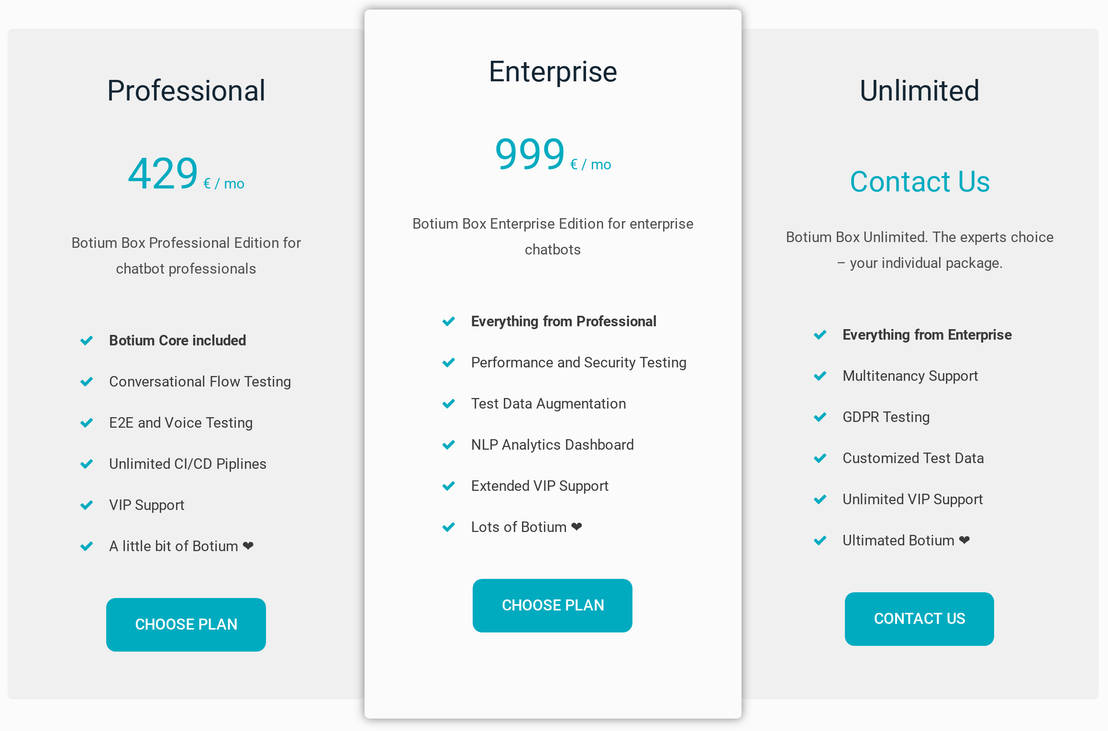 Botium Pricing, Reviews and Features (August 2022) - SaaSworthy.com